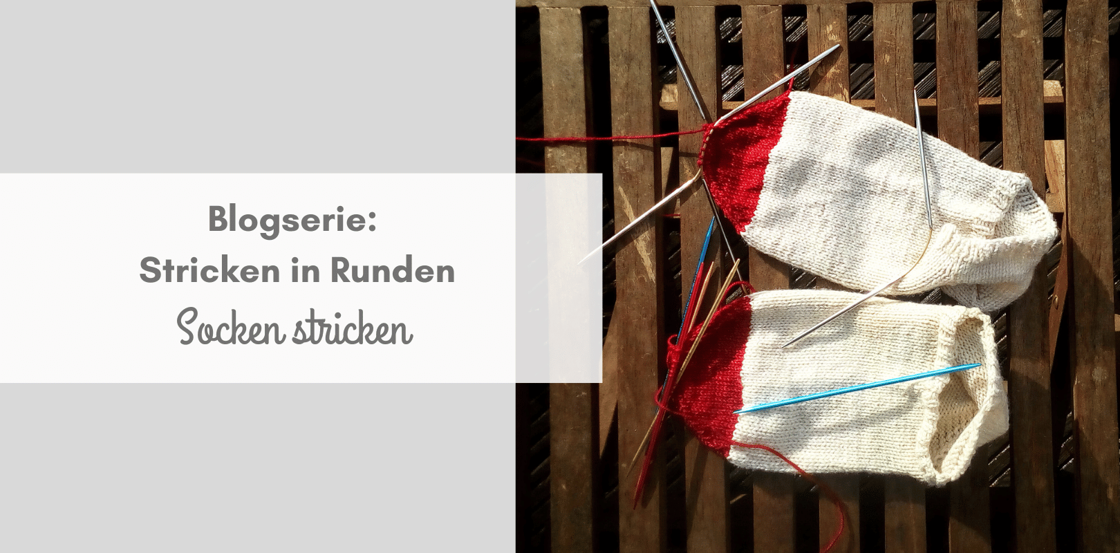 Stricken in Runden Teil 4: Socken stricken - FrauSonnenburg - Stricken ...