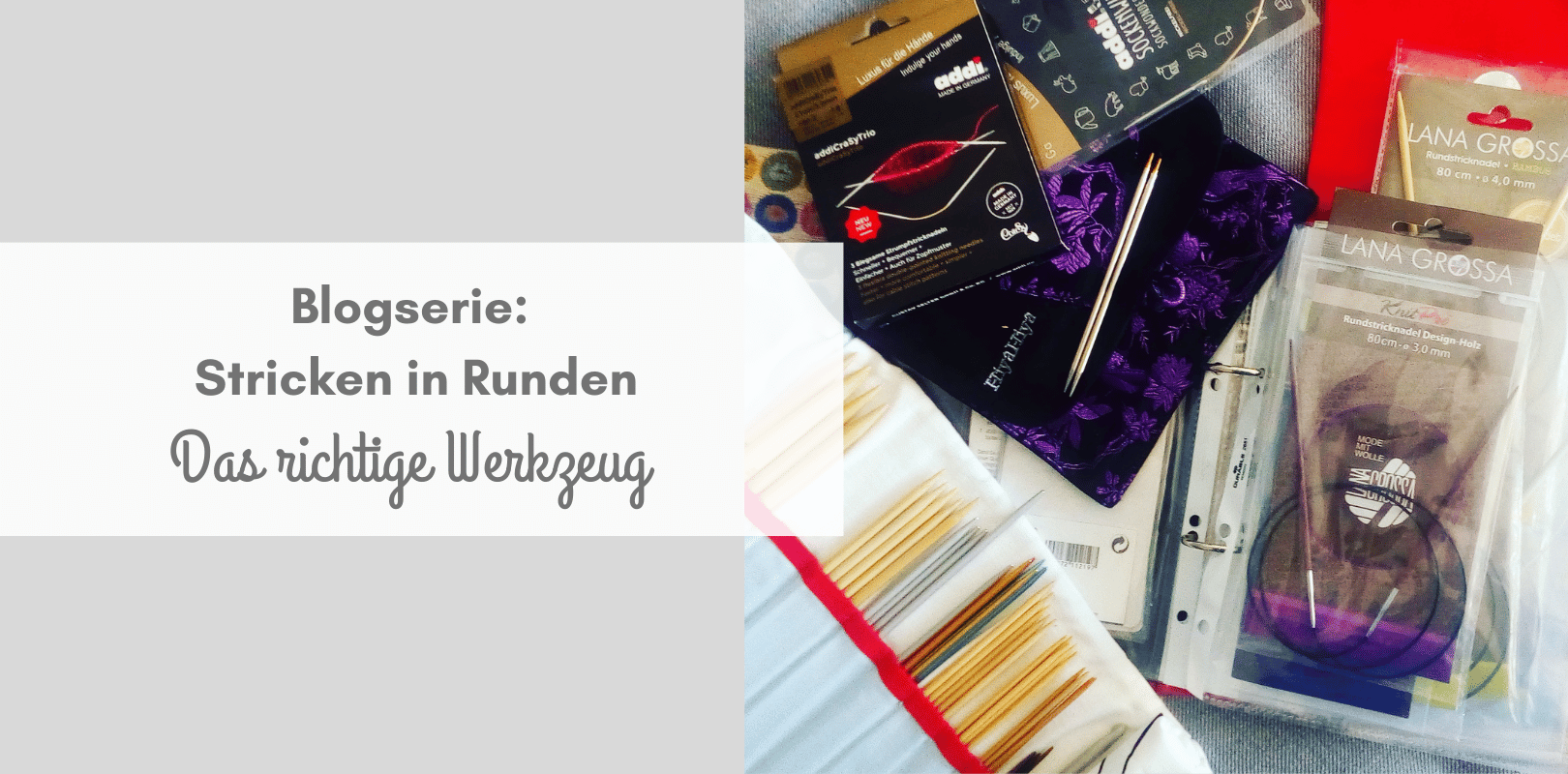 Stricken in Runden: Welche Nadel passt? - FrauSonnenburg - Stricken ...